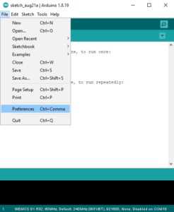 آموزش راه اندازی برد های ESP8266 و ESP32 در Arduino IDE