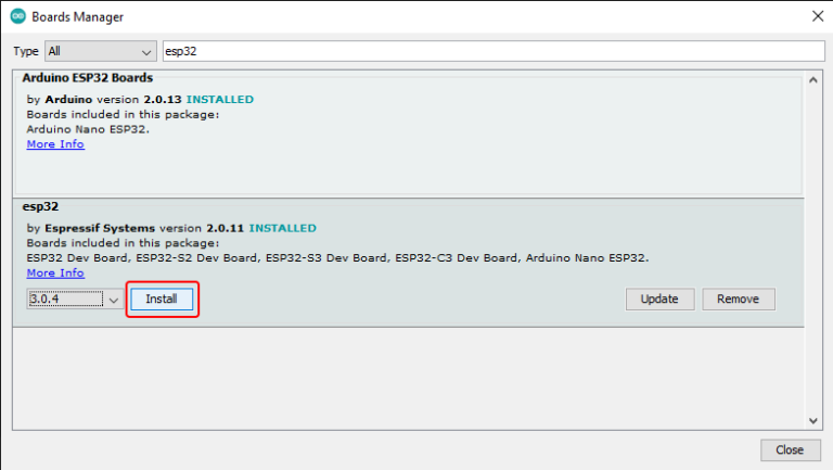 آموزش راه اندازی برد های Esp8266 و Esp32 در Arduino Ide